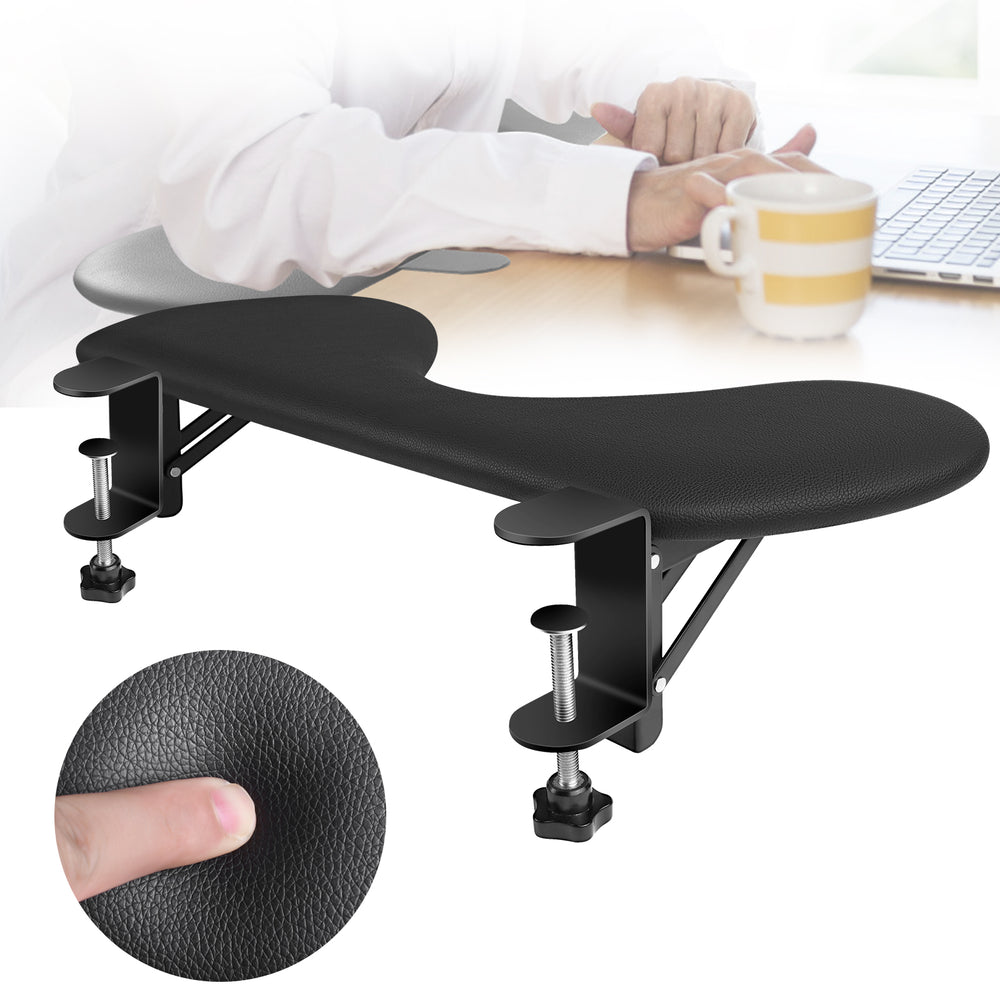 Foldable Desk Extender Tray, Giecy Arm Rest for Desk, Ergonomic Forear